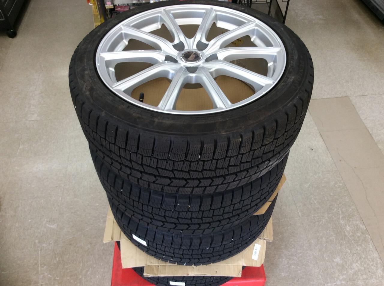 99 BRIDGESTONE ECO FORME SE-15 + DUNLOP(ダンロップ) WINTERMAXX WM02 225/45R18 ★ミゾたっぷり! クラウン/カムリ/プリウスα ...