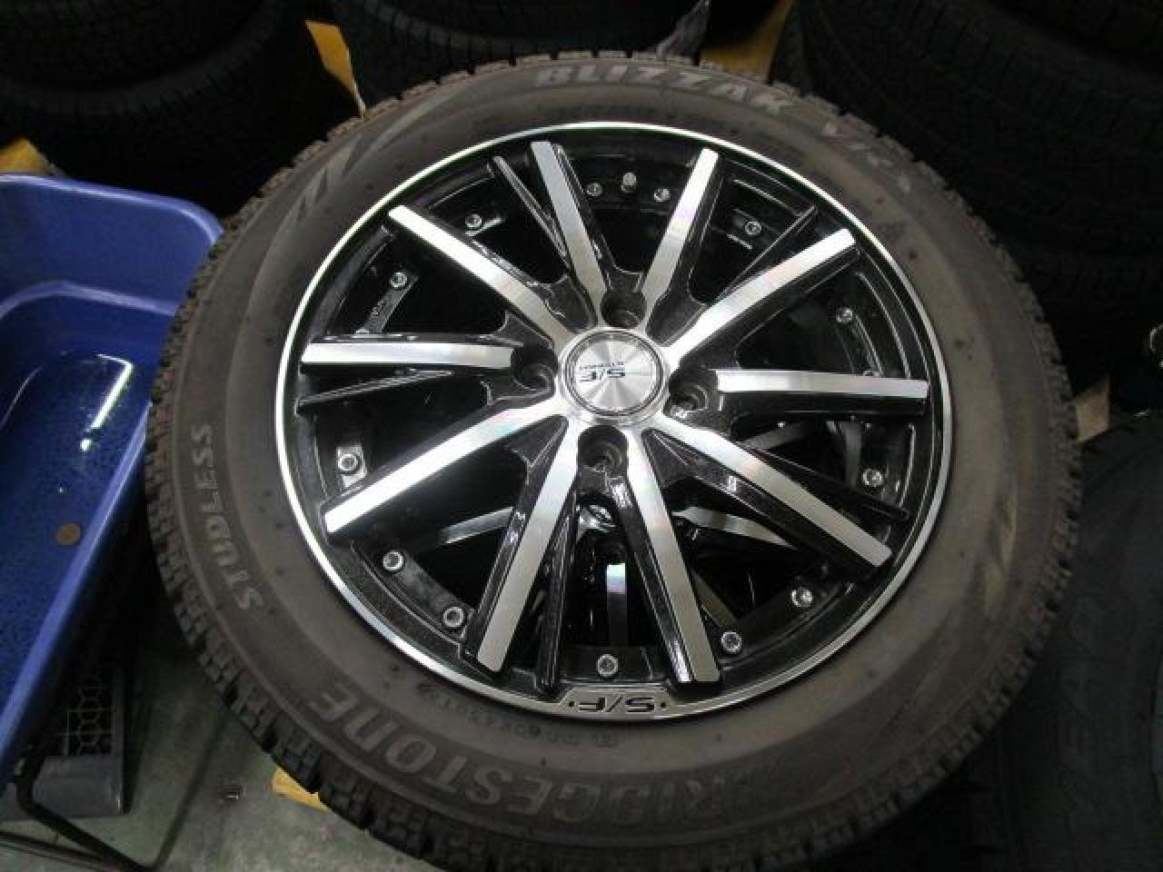 KYOHO(共豊) STEINER(シュタイナー) SF-V + BRIDGESTONE(ブリヂストン) BLIZZAK VRX | カー用品 スタッドレスタイヤホイールセット 15インチ ...