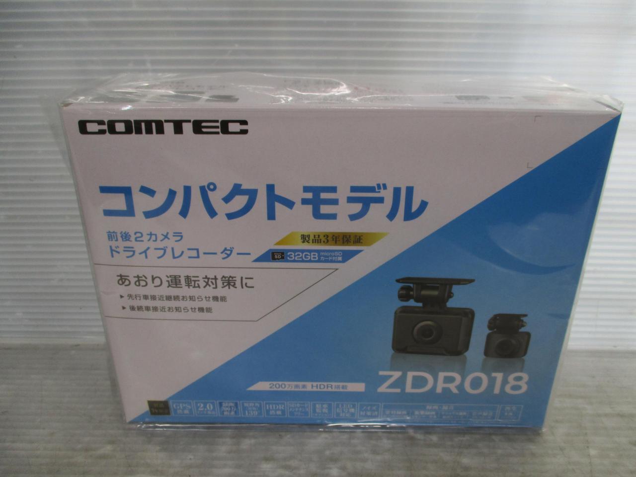 【未使用】COMTEC ドライブレコーダー ZDR018 前後2カメラ | カー用品 カーAVアクセサリー ドライブレコーダーを通販で購入する | 中古カー＆バイク用品の販売ならアップガレージ