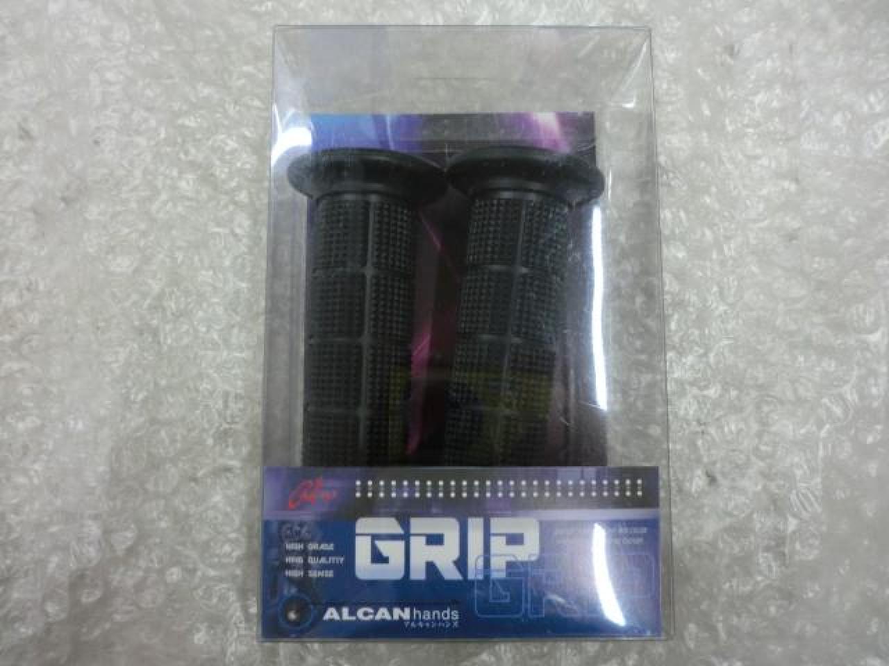 ALCAN hands(アルキャンハンズ) ブラックラバーガンマ Φ22.2用 | バイク用品 ハンドル・ハンドル廻り グリップ(二輪)を通販で購入する | 中古カー＆バイク用品の販売なら ...