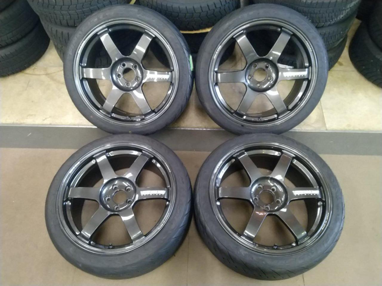 RAYS VOLK RACING TE37 SAGA + FINALIST 595 EVO | カー用品 タイヤホイールセット 18インチ ...