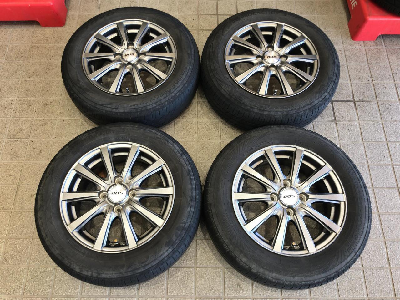 BADX D.O.S. SE-10R + TOYO NANOENERGY3 PLUS | 中古品 | アップガレージ 千葉成東店 | カー用品 タイヤホイールセット 14インチタイヤホイール ...