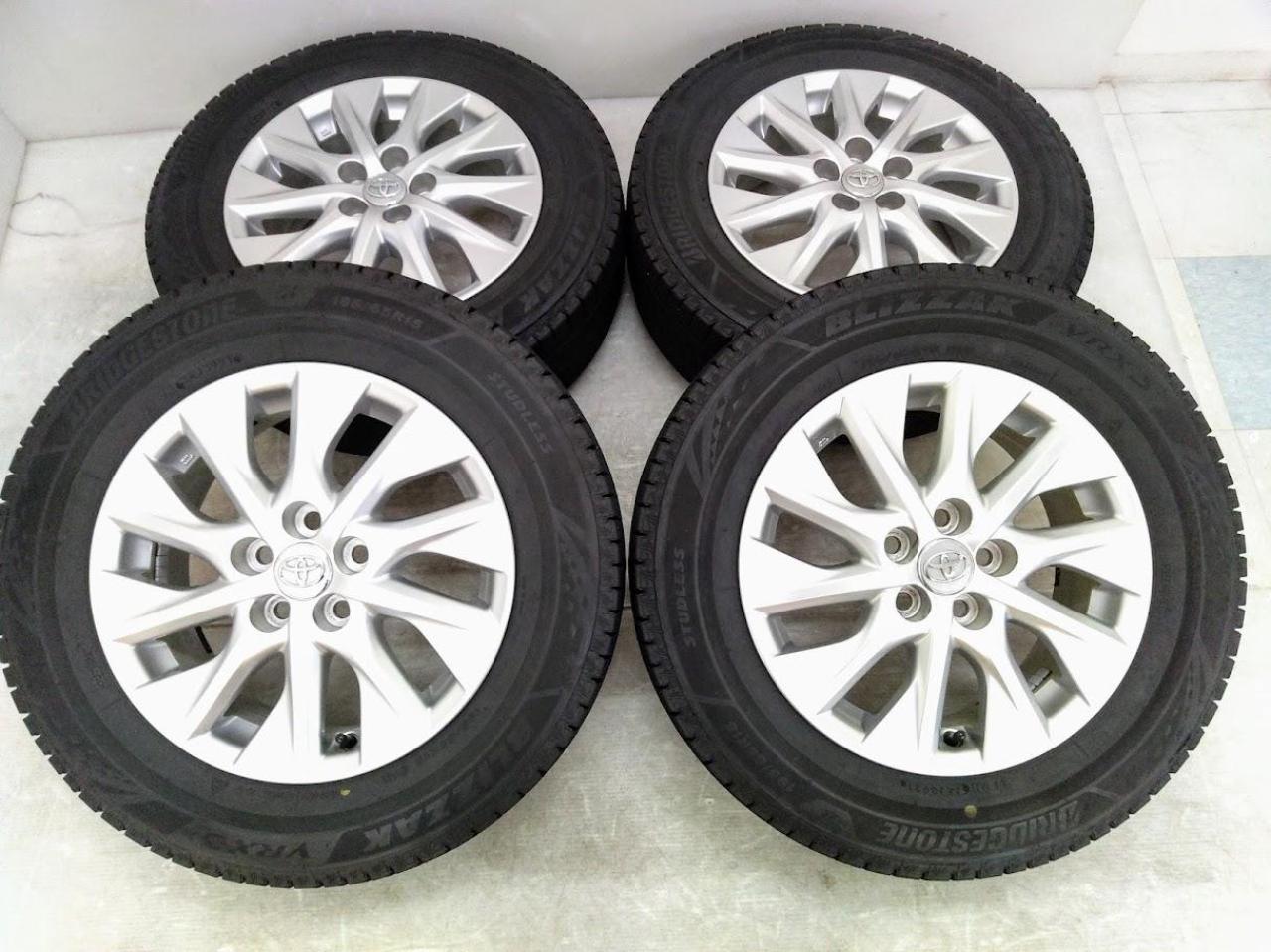 トヨタ純正(TOYOTA) 30系 後期 プリウス PHV 純正ホイール+BRIDGESTONE (ブリジストン) BLIZZAK VRX3 | カー用品 スタッドレスタイヤホイールセット ...