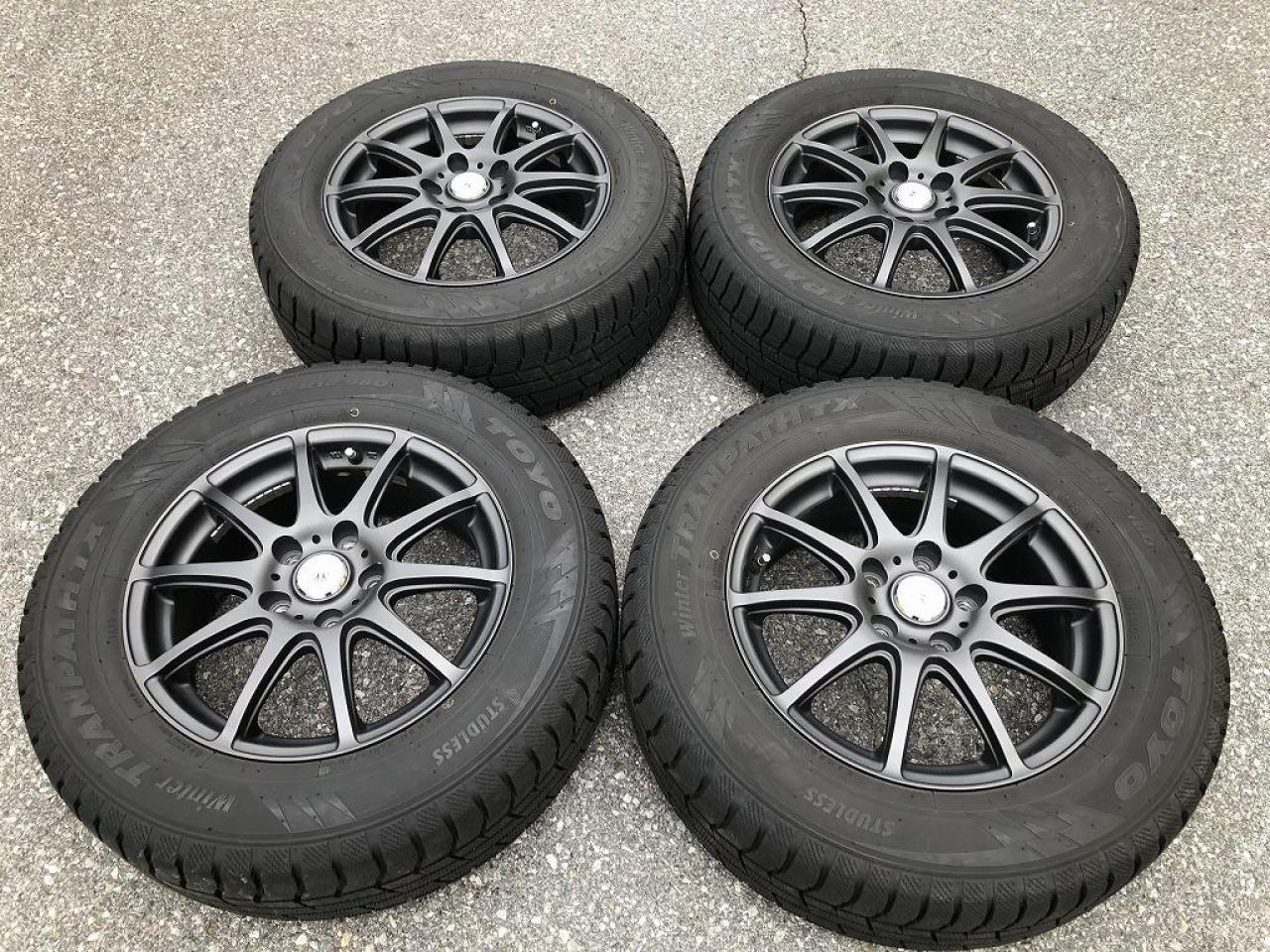 BADX 632 LOXARNY SPORT+TOYO winter TRANPATH TX 215/65R16 4本セット | カー用品 スタッドレスタイヤホイールセット 16インチ ...