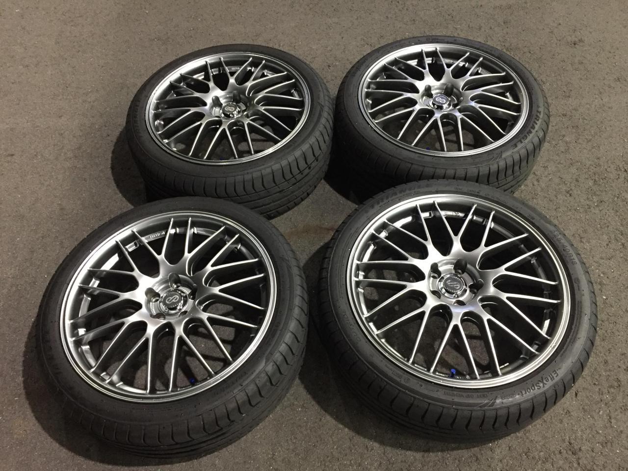 ENKEI Racing EKM3 + TRIANGLE Effex Sport TH202 | カー用品 タイヤホイールセット 18インチ ...