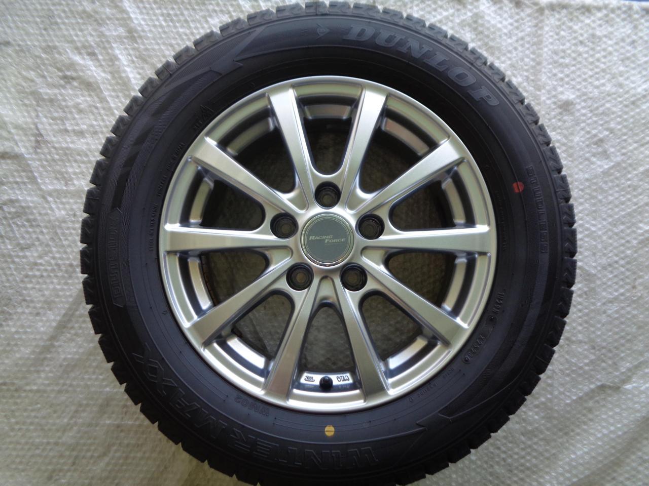 RACING FORCE 10本スポーク + DUNLOP(ダンロップ) WINTER MAXX02 | カー用品 スタッドレスタイヤホイール ...