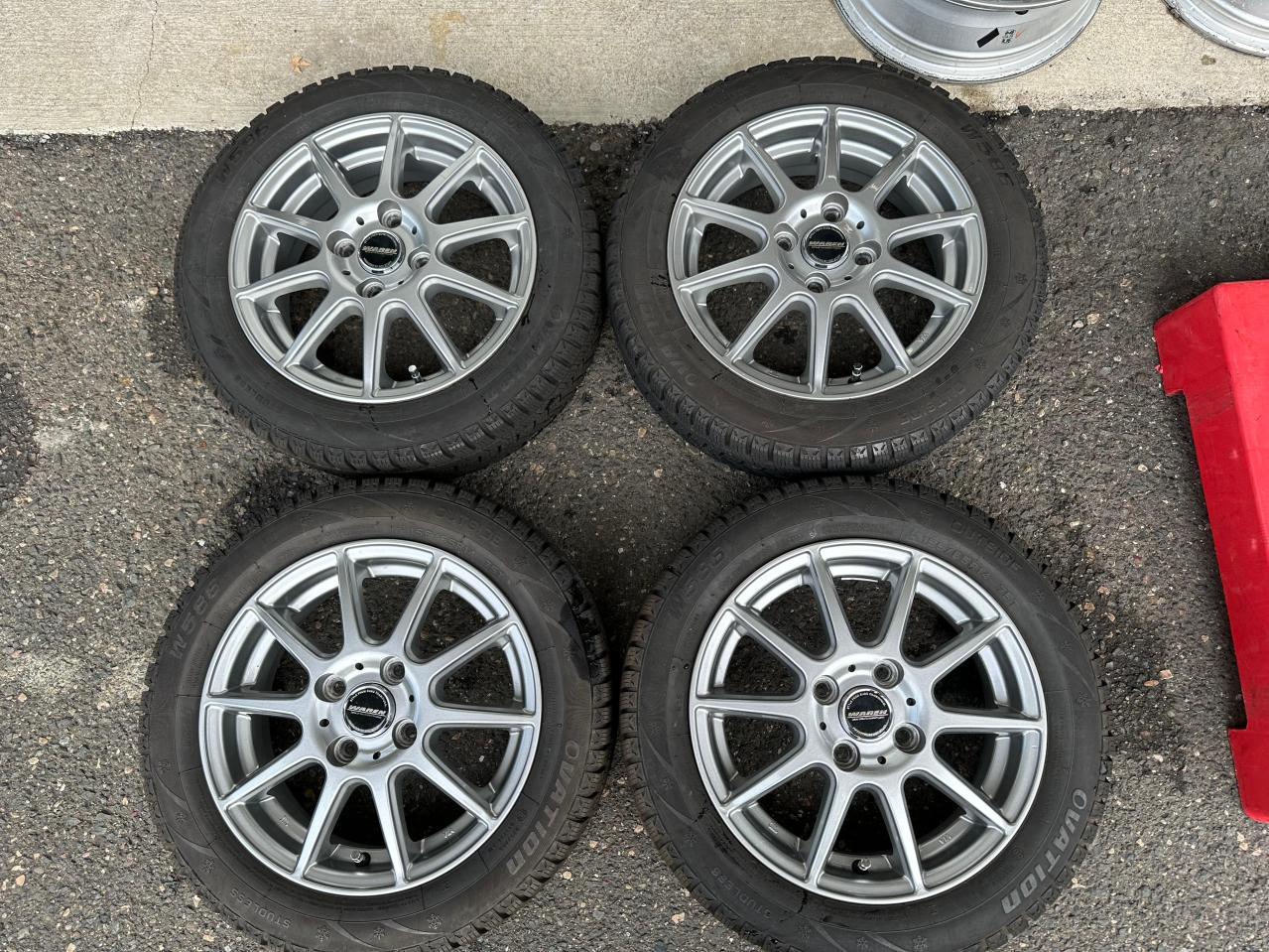 HOT STUFF(ホットスタッフ) WAREN +OVATION W586 | カー用品 スタッドレスタイヤホイールセット 14インチ ...