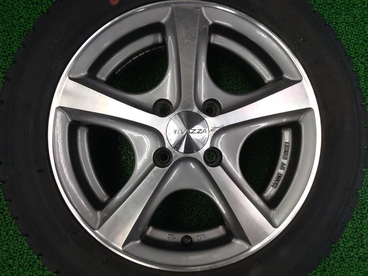 KYOHO(共豊) RIVAZZA COMPE + GOODYEAR ICE NAVI7 | カー用品 スタッドレスタイヤホイールセット 14 ...