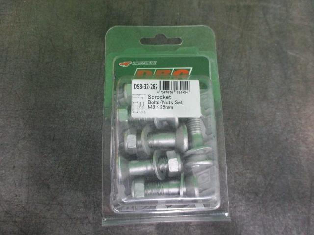 【DRC】D58-32-282 スプロケット/ボルトナット m8x25mm 各6個 | バイク用品 駆動系 その他駆動系(二輪)を通販で購入する | 中古カー＆バイク用品の販売ならアップガレージ