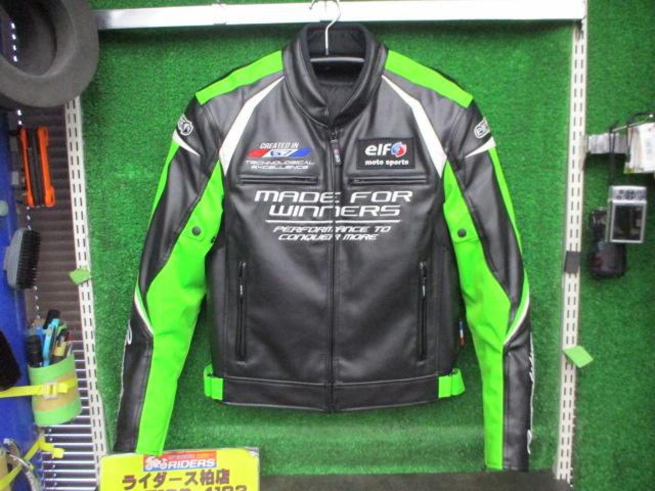 【elf】エルフ EL-9243 エボルツィオーネPUレザージャケット Mサイズ | バイク用品 ウエア ジャケット(二輪)を通販で購入する | 中古カー＆バイク用品の販売ならアップガレージ