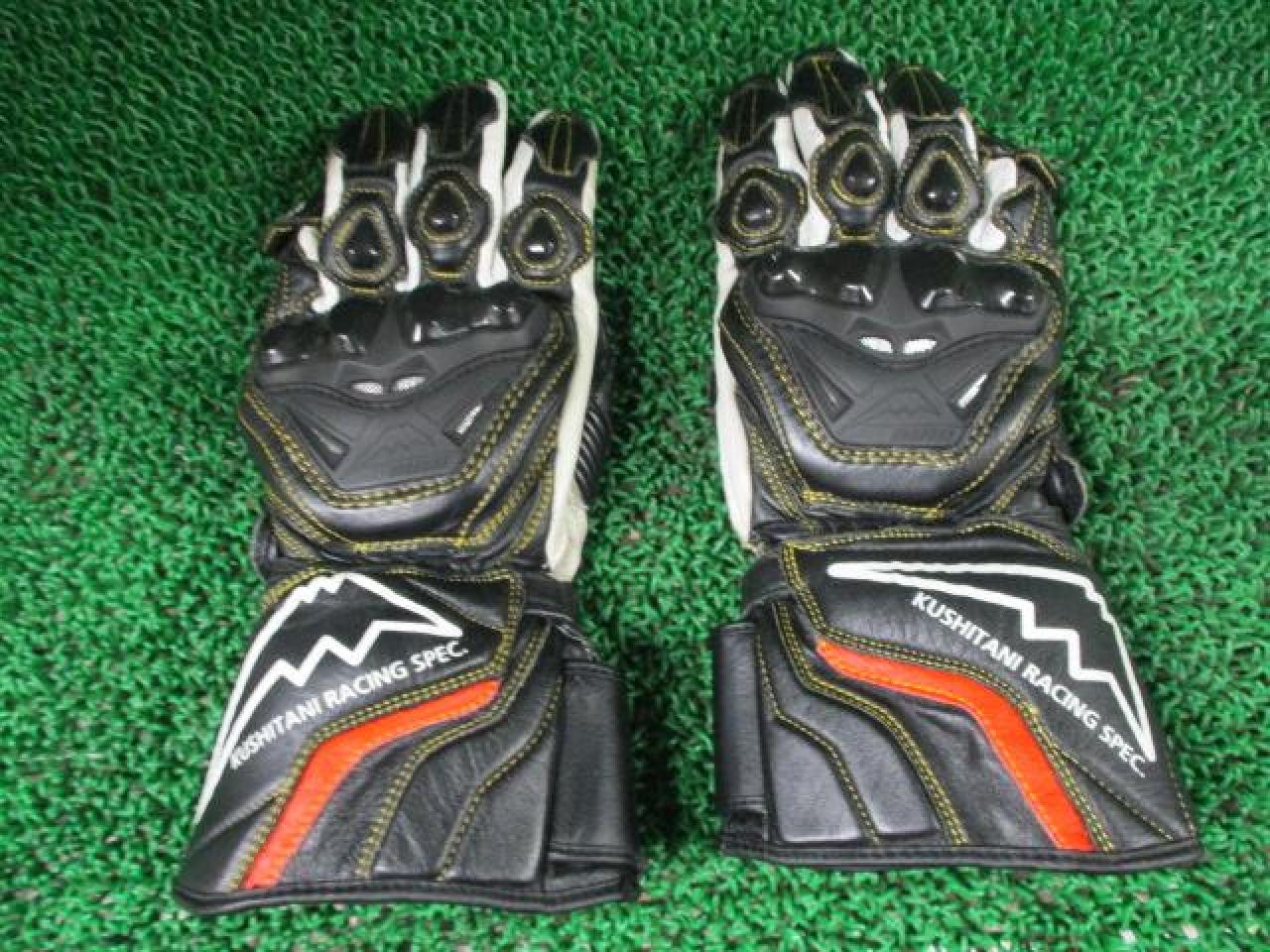 【KUSHITANI】GPV GLOVES Ⅱ レーシンググローブ ブラック/ホワイト/レッド サイズ:L | バイク用品 グローブ・ゴーグル ...