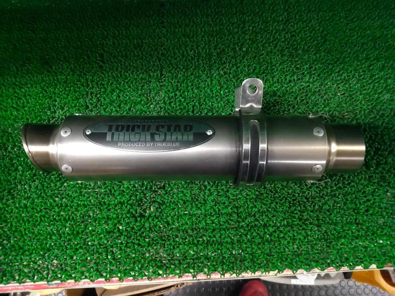 【TRICKSTAR(トリックスター)】汎用 チタン製ショットガンサイレンサー 差込内径:60.5Φ | バイク用品 マフラー スリップオン ...