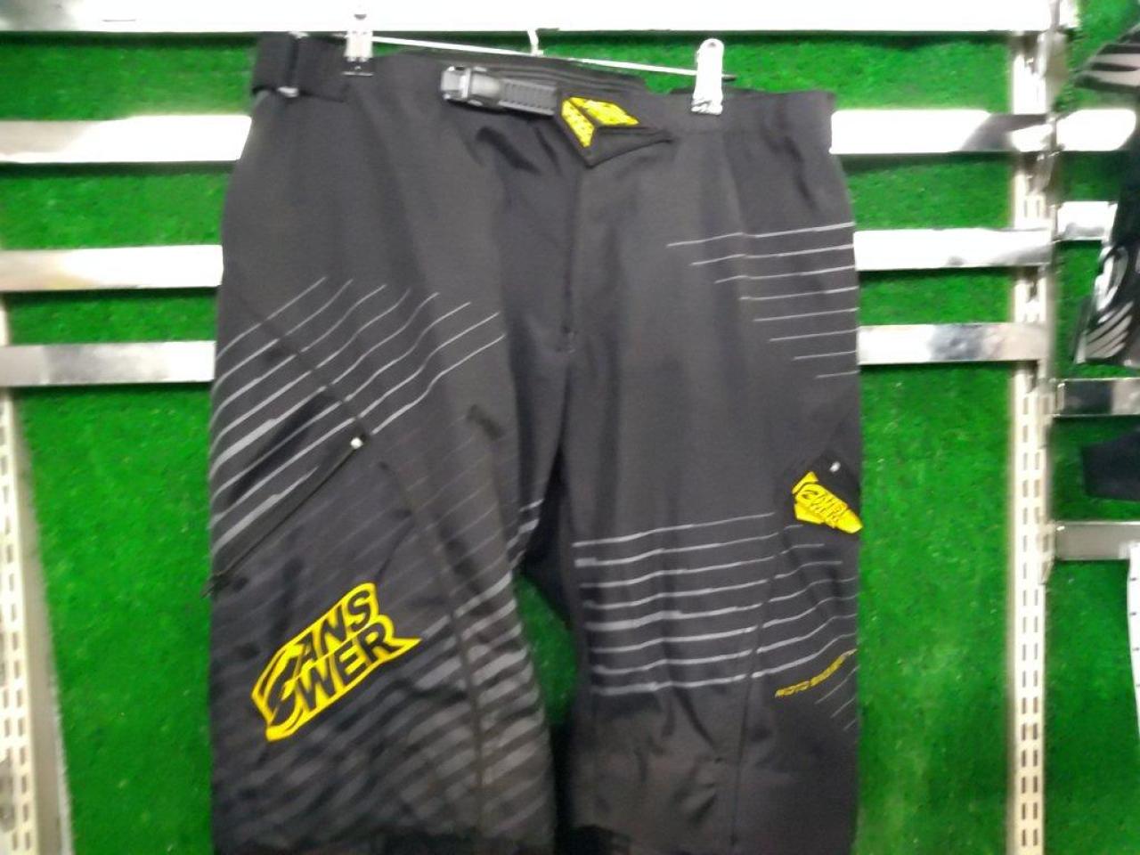 ANSWER ナイロンオフロードパンツ サイズ38 | バイク用品 ウエア パンツ[レザー含](二輪)を通販で購入する | 中古カー＆バイク用 ...