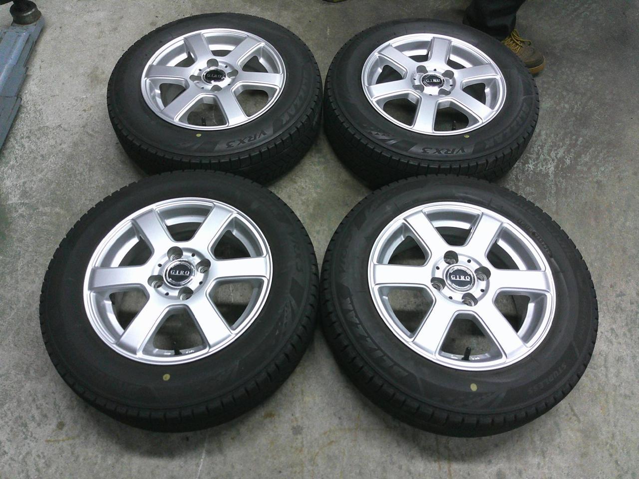 GIRO YT6 シルバー + BRIDGESTONE(ブリヂストン) BRIDGESTONE BLIZZAK VRX3 | カー用品 ...