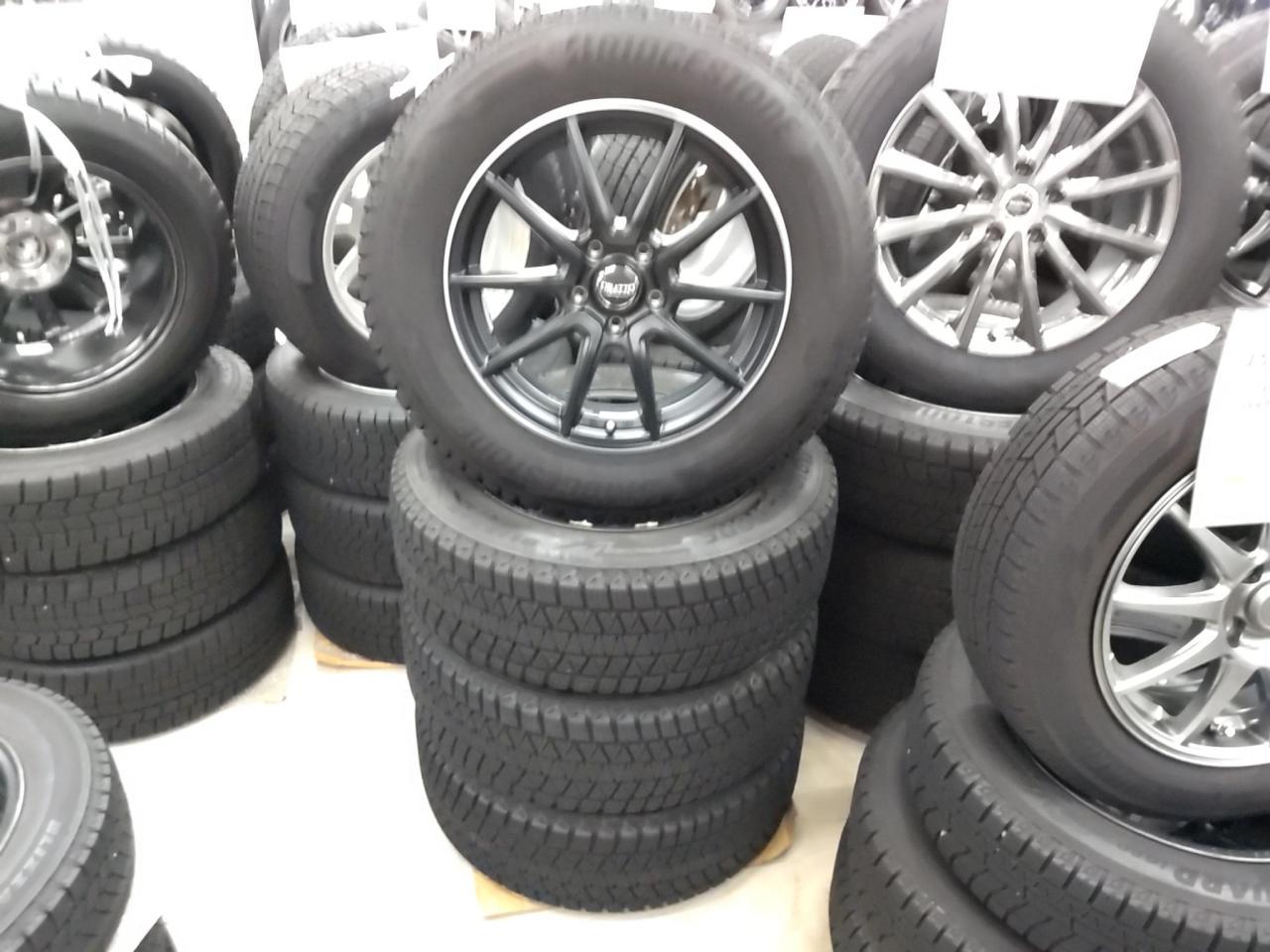 DILETTO 5本ツインスポークホイール+BRIDGESTONE BLIZZAK DM-V3 | カー用品 スタッドレスタイヤホイールセット ...