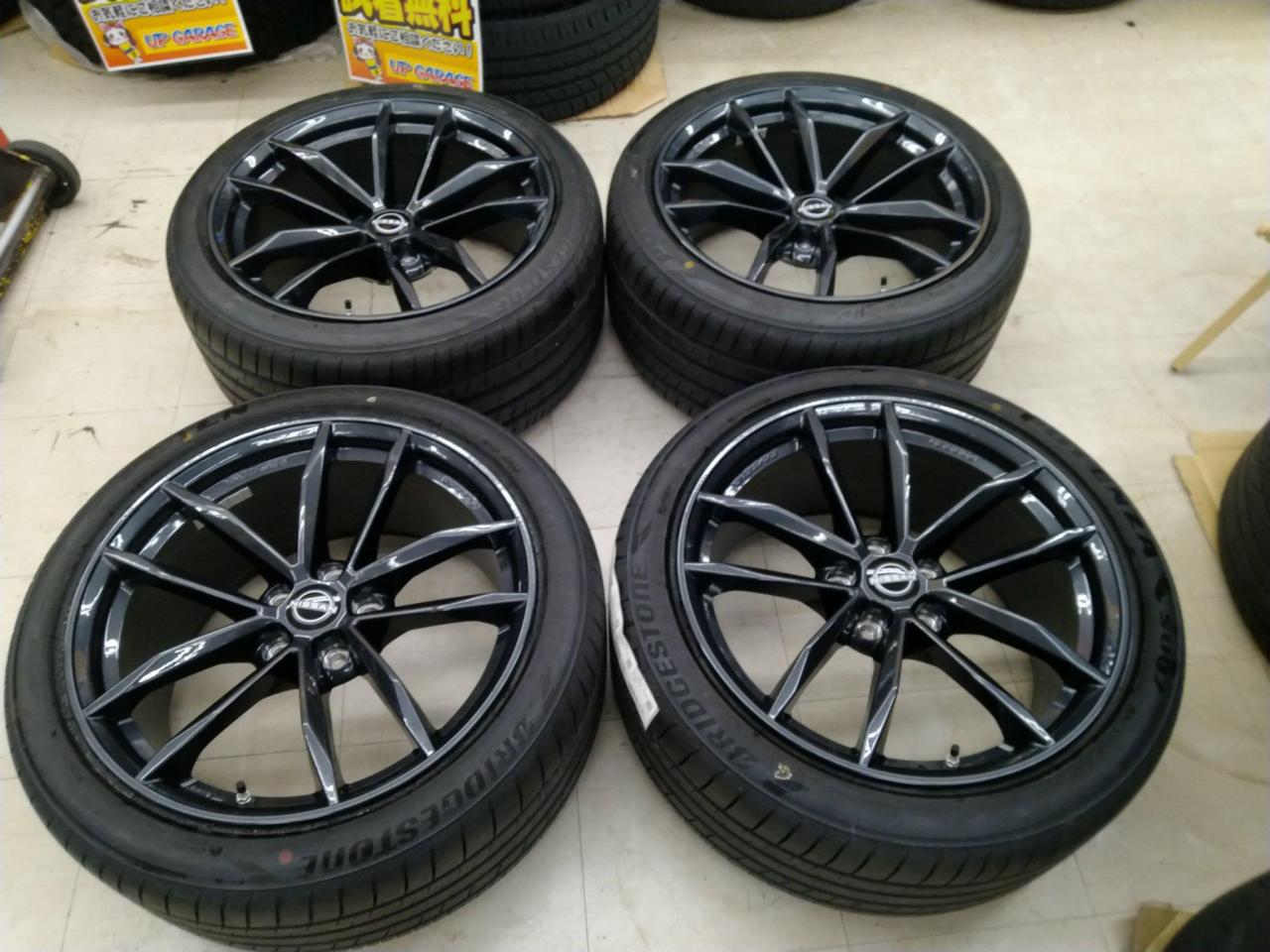 NISSAN フェアレディZ/RZ34純正RAYS製ホイール+BRIDGESTONE POTENZA S007☆最速入荷!☆ | カー用品 タイヤホイールセット 19インチタイヤホイールセット ...