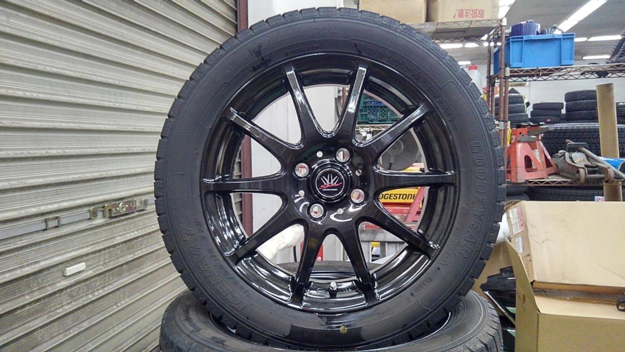 【★スタッドレス★】BADX 632 LOXARNY LOXARNY SPORT RS-10 + GOODYEAR ICENAVI7 | カー用品 スタッドレスタイヤホイールセット 15インチ ...