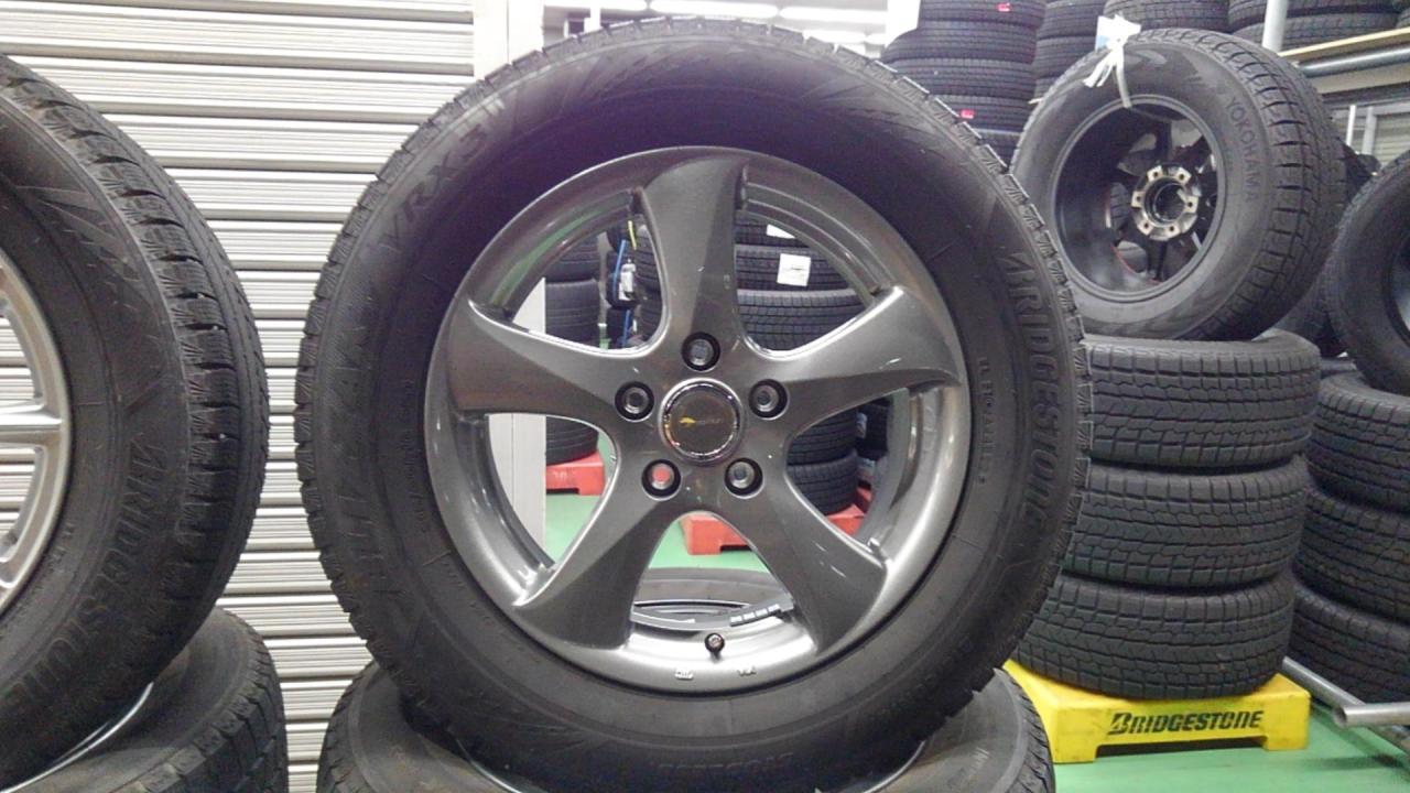 【★スタッドレス★】BRIDGESTONE TOPRUN RD5+BRIDGESTONE BLIZZAK VRX3 | カー用品 スタッドレスタイヤホイールセット 16インチスタッドレスタイヤ ...