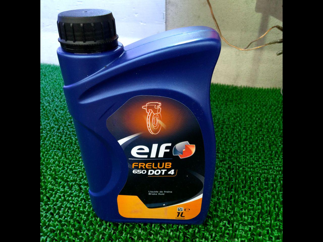 elf ブレーキフルード 650 DOT4 1リットル | カー用品 ケミカル用品 オイル(各種)を通販で購入する | 中古カー＆バイク用品の販売ならアップガレージ