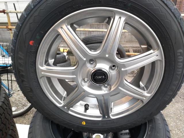 BRIDGESTONE ZART R7 + GOODYEAR ICE NAVI 8 | カー用品 スタッドレスタイヤホイールセット 14インチスタッドレスタイヤホイールセットを通販で購入する ...