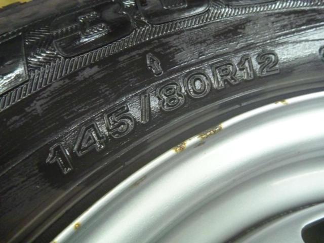 メーカー不明 スチールホイール+BRIDGESTONE WW300 | カー用品 スタッドレスタイヤホイールセット 12インチスタッドレス ...