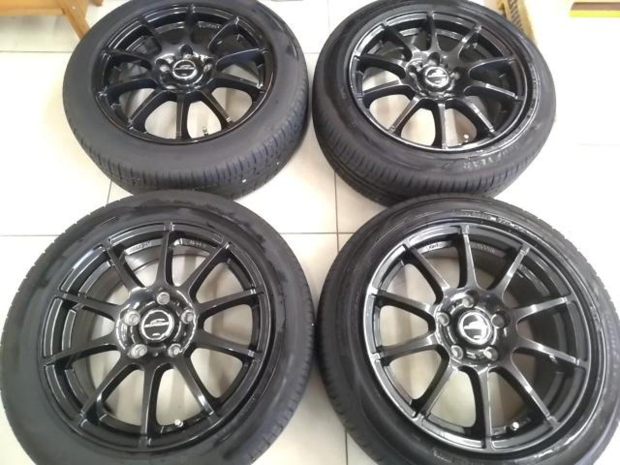 A-TECH SCHNEIDER StaG + GOODYEAR Efficient Grip EG01【CR-Zに!是非試着を♪】 | カー用品 タイヤホイールセット 16インチタイヤ ...