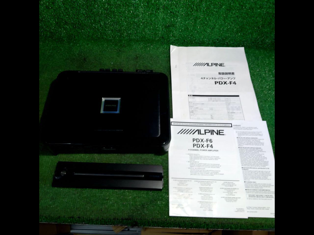 ALPINE(アルパイン)PDX-F4 4chパワーアンプ | カー用品 アンプを通販で購入する | 中古カー＆バイク用品の販売ならアップガレージ