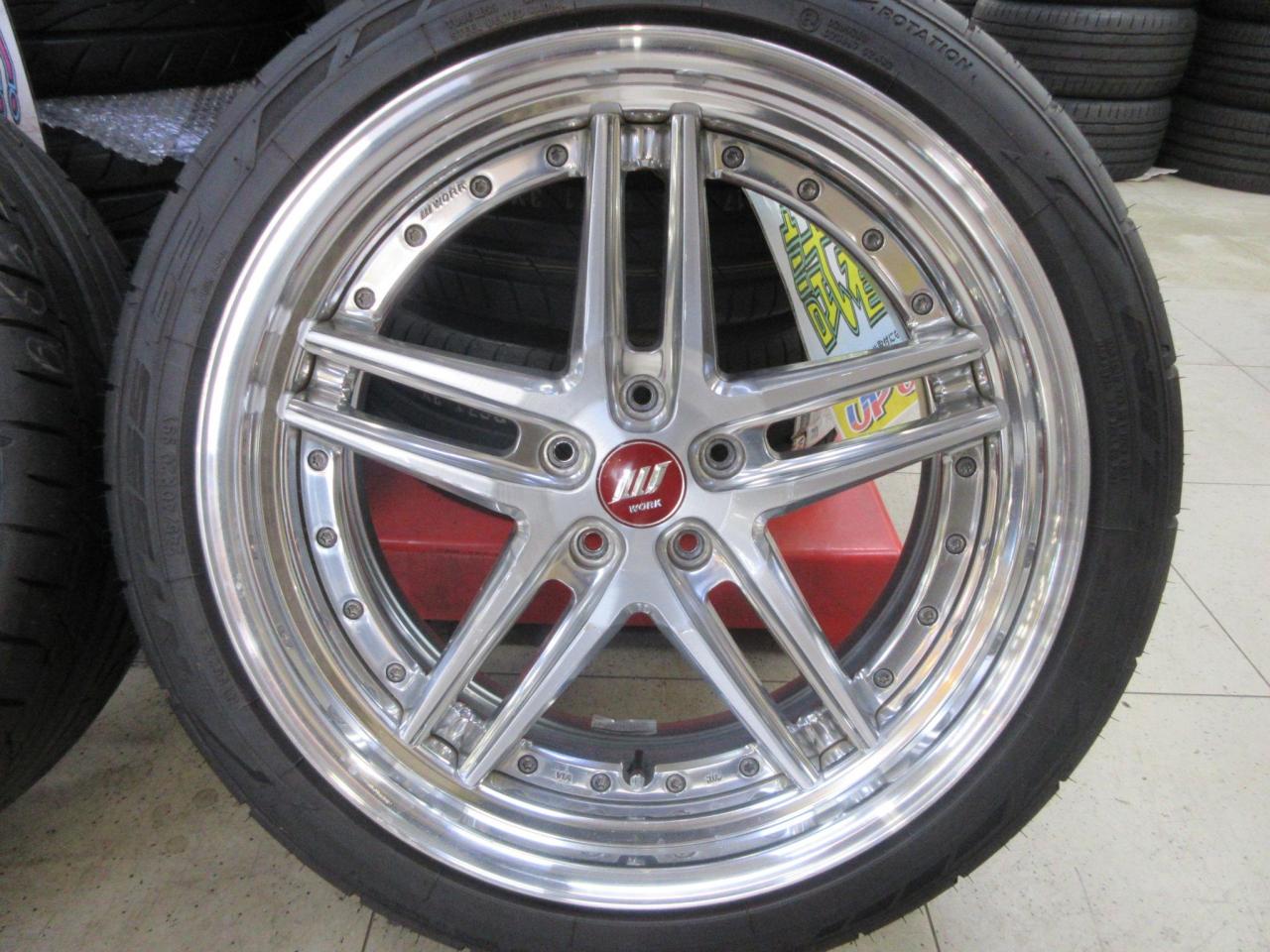 WORK GNOSIS GR 205+NITTO NT555 G2 | カー用品 タイヤホイールセット 20インチタイヤホイールセットを通販で ...