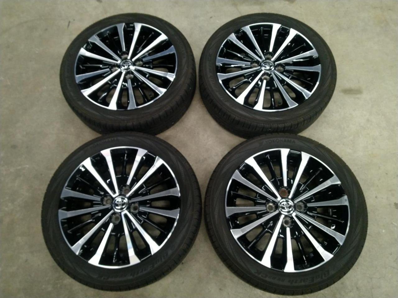 トヨタ ルーミー カスタムGT 後期 純正ホイール + YOKOHAMA BluEarth RV-02 CK | カー用品 タイヤホイールセット 15インチタイヤホイールセットを通販で購入する ...