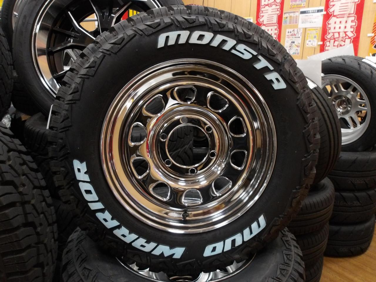 ★店頭試着無★ MLJ(エムエルジェイ)DAYTONA SS(デイトナ エスエス) DAYTONA SS+MONSTA MUD WARRIOR 【200系ハイエース】【値下げしました ...