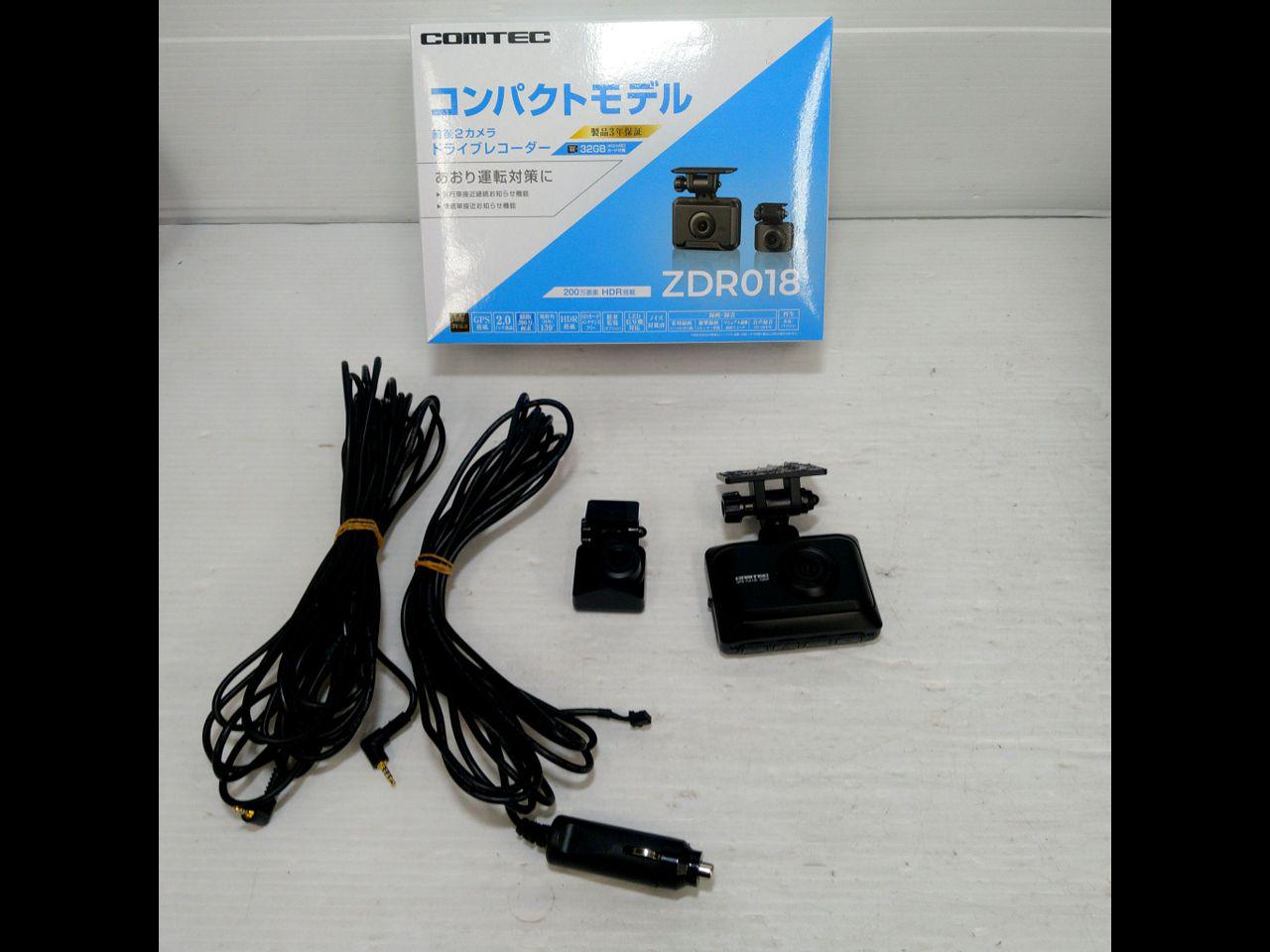 COMTEC ZDR018 前後2カメラドライブレコーダー | カー用品 カーAVアクセサリー ドライブレコーダーを通販で購入する | 中古カー＆バイク用品の販売ならアップガレージ