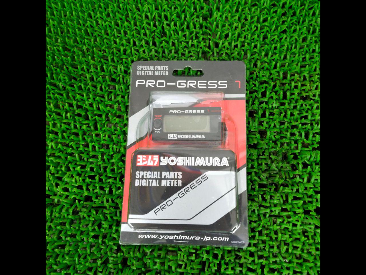 【YOSHIMURA】PRO-GRESS1 テンプ・ボルトメーター 汎用 | バイク用品 電装品 その他電装品(二輪)を通販で購入する | 中古カー＆バイク用品の販売ならアップガレージ