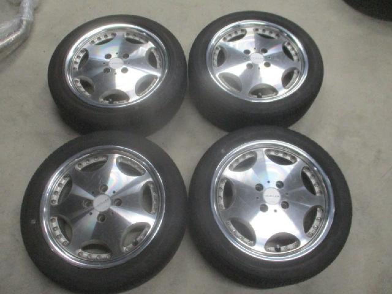 AME(エーエムイー) SHALLEN AX 7本ディッシュ + Neolin(ネオリン) x3/AUTOBACS(オートバックス) x1 ...