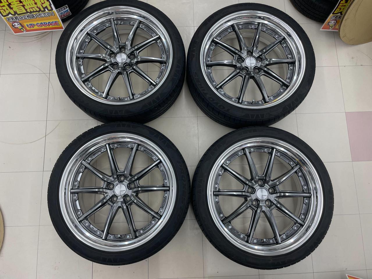 WORK LANVEC LS10 + TOYO POXES FD1 | カー用品 タイヤホイールセット 21インチタイヤホイールセットを通販で購入する | 中古カー＆バイク用品の販売ならアップガレージ