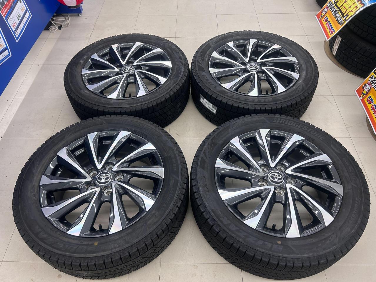 TOYOTA 90系 ノア/ヴォクシー S-Zグレード純正ホイール + BRIDGESTONE BLIZZAK VRX3 | カー用品 スタッドレスタイヤホイールセット 17インチスタッドレス ...