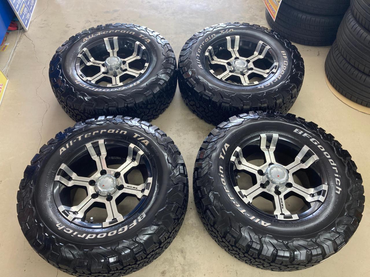 TRISTAR INTERNATIONAL(トライスターインターナショナル) MKW(エムケーダブリュー) MK-36 (16-18inch) + BFGoodrich(ビーエフグッドリッチ ...