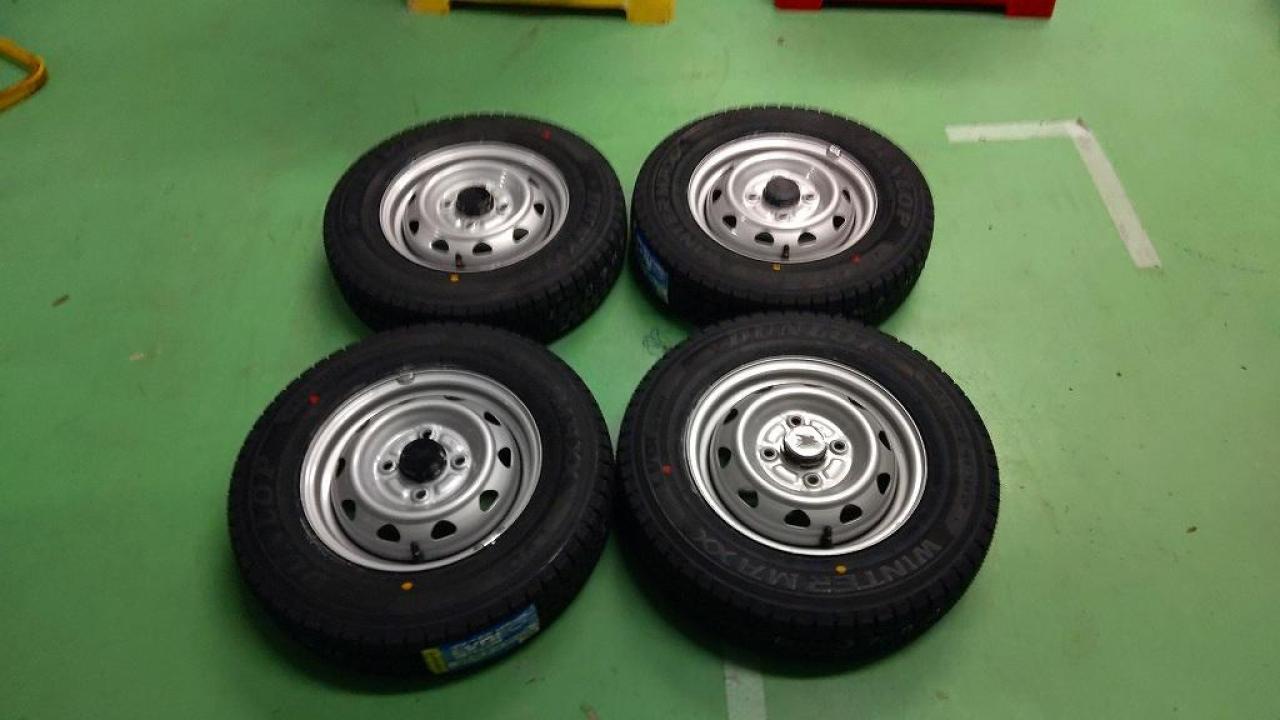 TOPY STEEL WHEEL + DUNLOP WINTERMAXX LV01 for VAN 145/80R12 80/78N LT 2024年製 4本セット | カー用品 スタッドレス ...