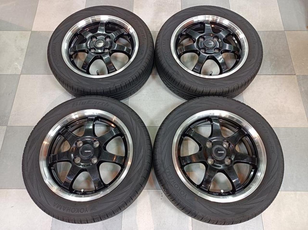 HOT STUFF G.speed P-03 + YOKOHAMA BluEarth RV-02CK | カー用品 タイヤホイールセット 14インチタイヤホイールセットを通販で購入する ...