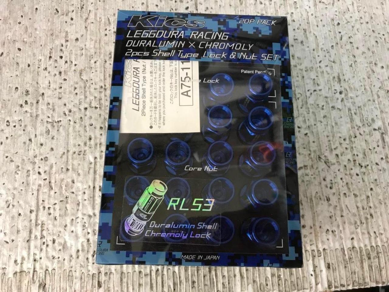 KICS LEGGDURA RACING Shell Type Lock & Nut Set RL53 | カー用品 タイヤホイール関連 取付 ...