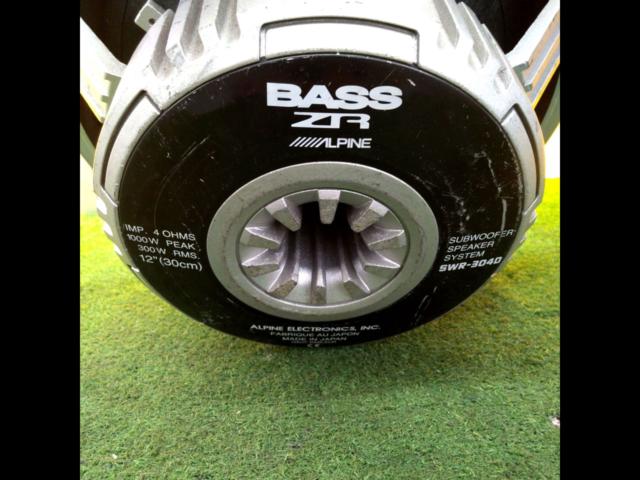 ALPINE(アルパイン)BASS ZR SWR-3040 | カー用品 スピーカー サブウーハースピーカーを通販で購入する | 中古カー ...