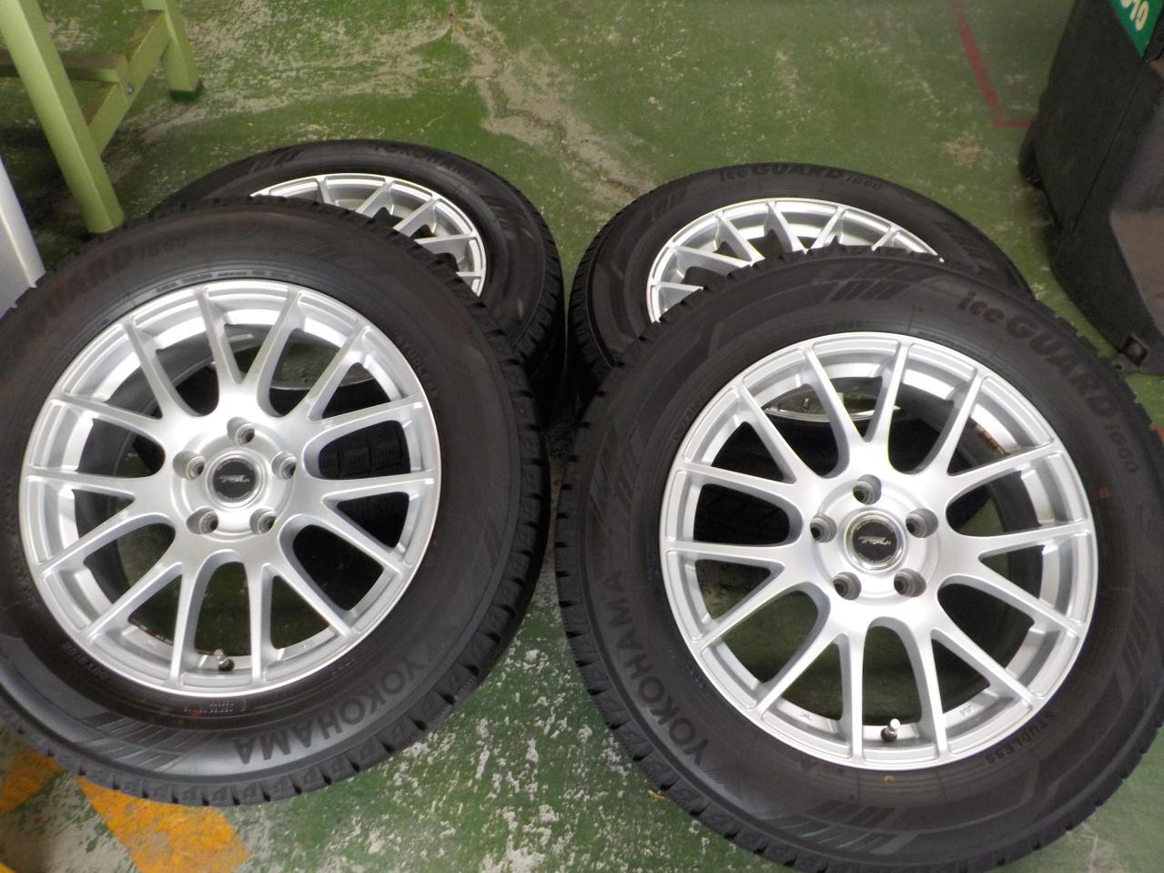 BRIDGESTONE(ブリヂストン) TOPRUN M7 + YOKOHAMA(ヨコハマ) ice GUARD ig60 | カー用品 スタッドレスタイヤホイールセット 17インチ ...