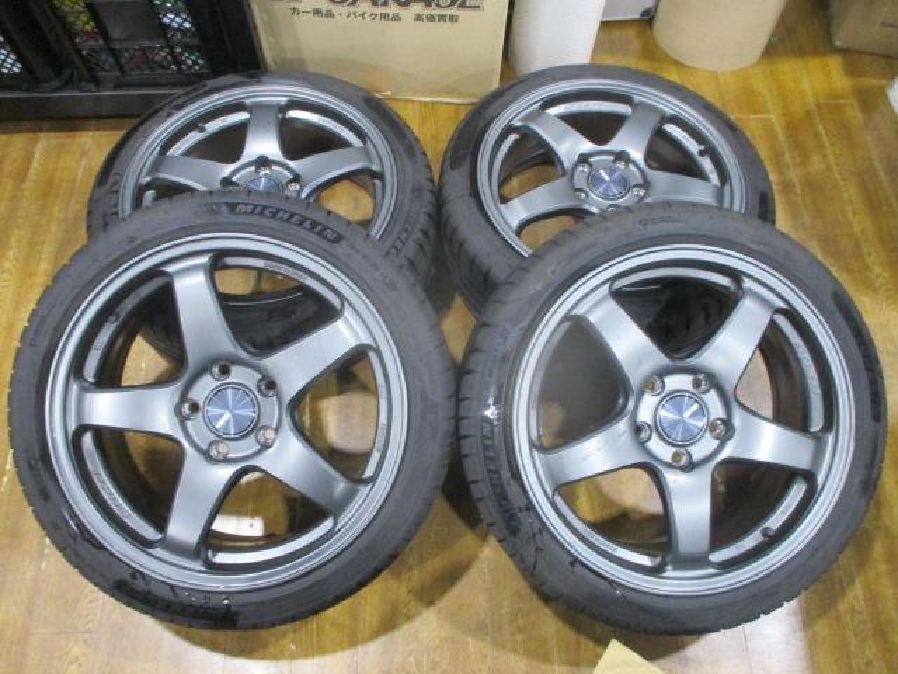 ENKEI(エンケイ)PerformanceLine PF05+MICHELIN PILOT SPORT4 195/45R17 | カー用品 タイヤホイールセット 17インチタイヤホイール ...