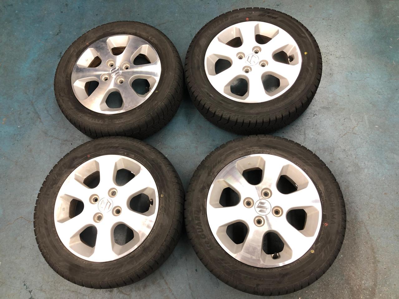 スズキ純正(SUZUKI) 純正ホイール + YOKOHAMA(ヨコハマ) iceGUARD iG50plus 4本セット | カー用品 ...