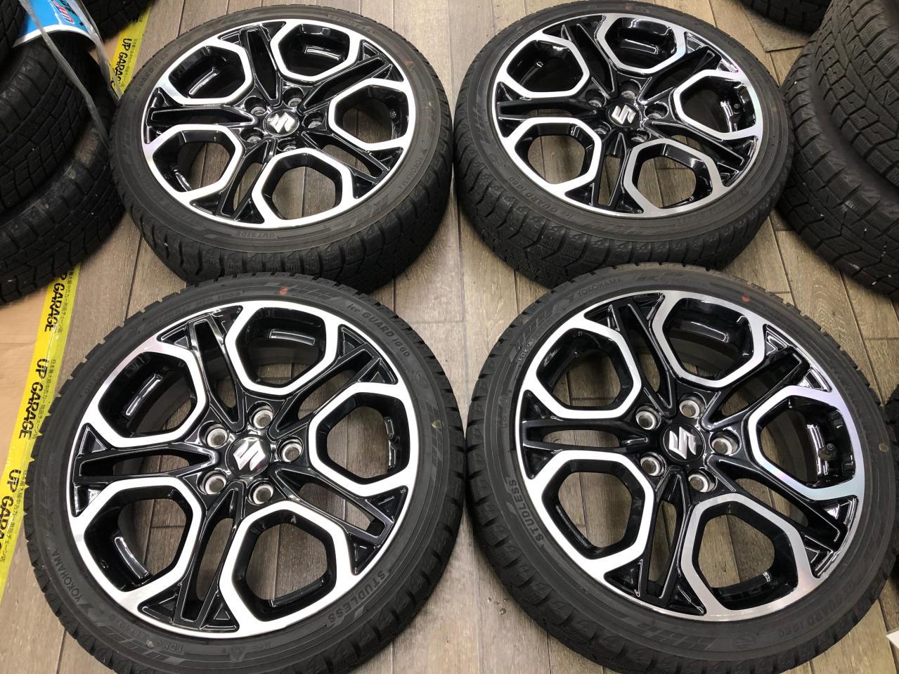 【スズキ純正】 スイフトスポーツ純正アルミホイール+【YOKOHAMA】ice GUARD iG60 4本セット | カー用品 スタッドレス ...