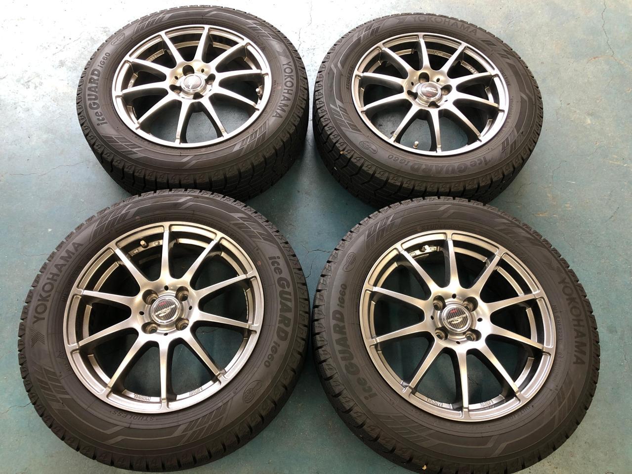 【A-TECH】SCHNEIDER アルミホイール+【YOKOHAMA】ice GUARD iG60 4本セット | カー用品 スタッドレス ...