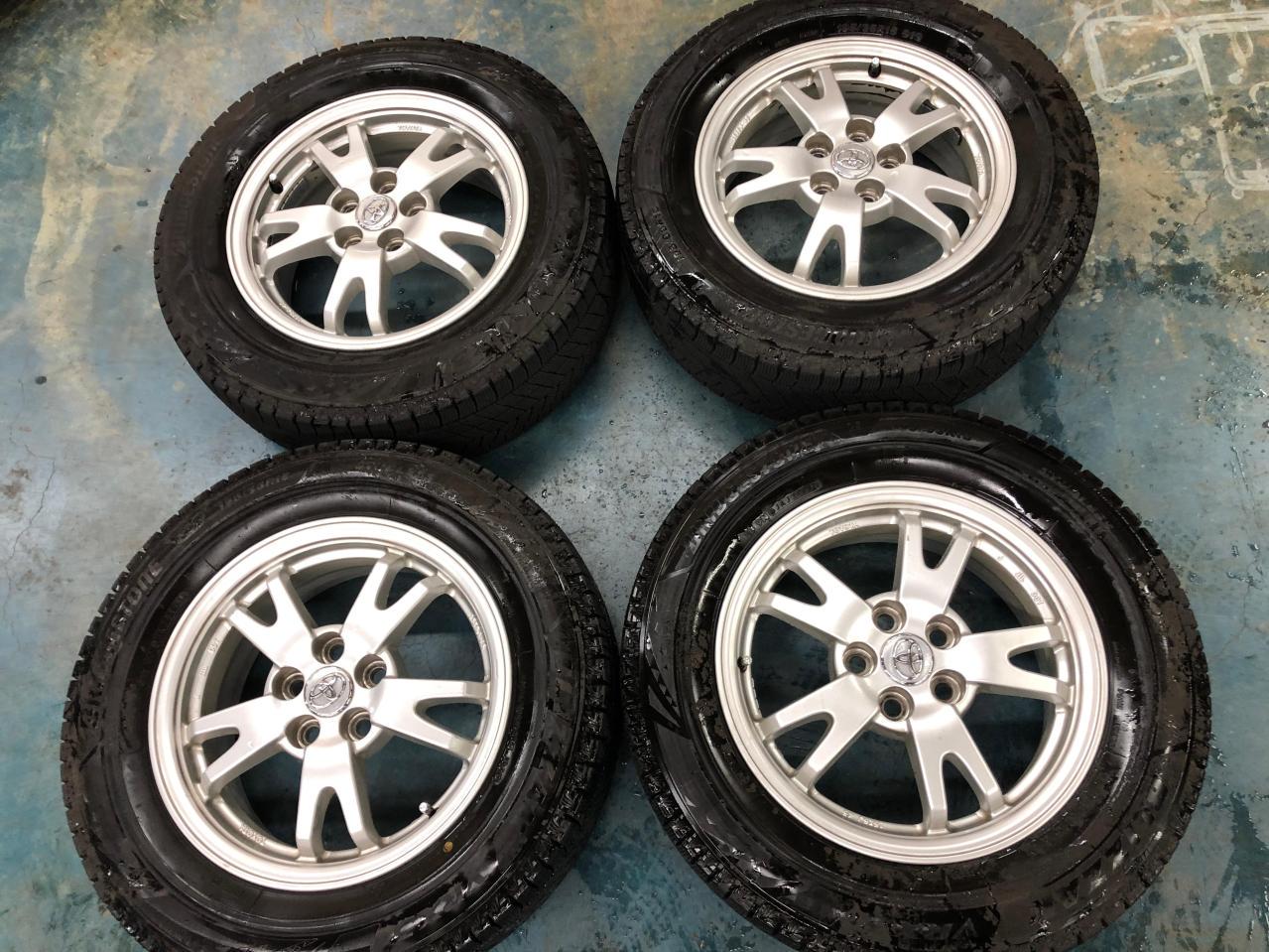 【トヨタ純正】 30プリウス 純正ホイール+【BRIDGESTONE】BLIZZAK VRX3 4本セット | カー用品 スタッドレスタイヤ ...