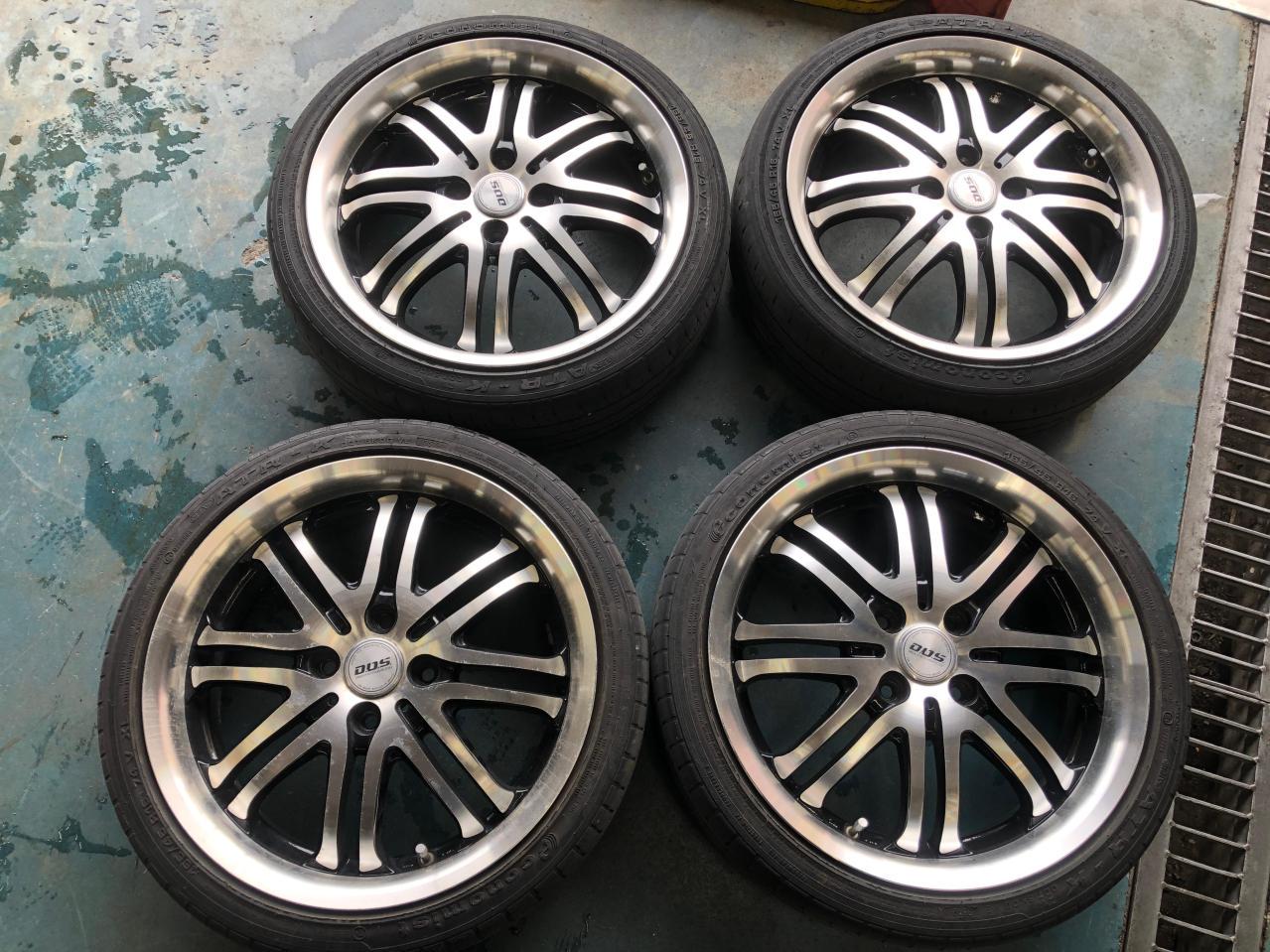 【BADX(バドックス)】D.O.S.(ディーオーエス) アルミホイール+【その他】ATR-K economisit | カー用品 タイヤ ...