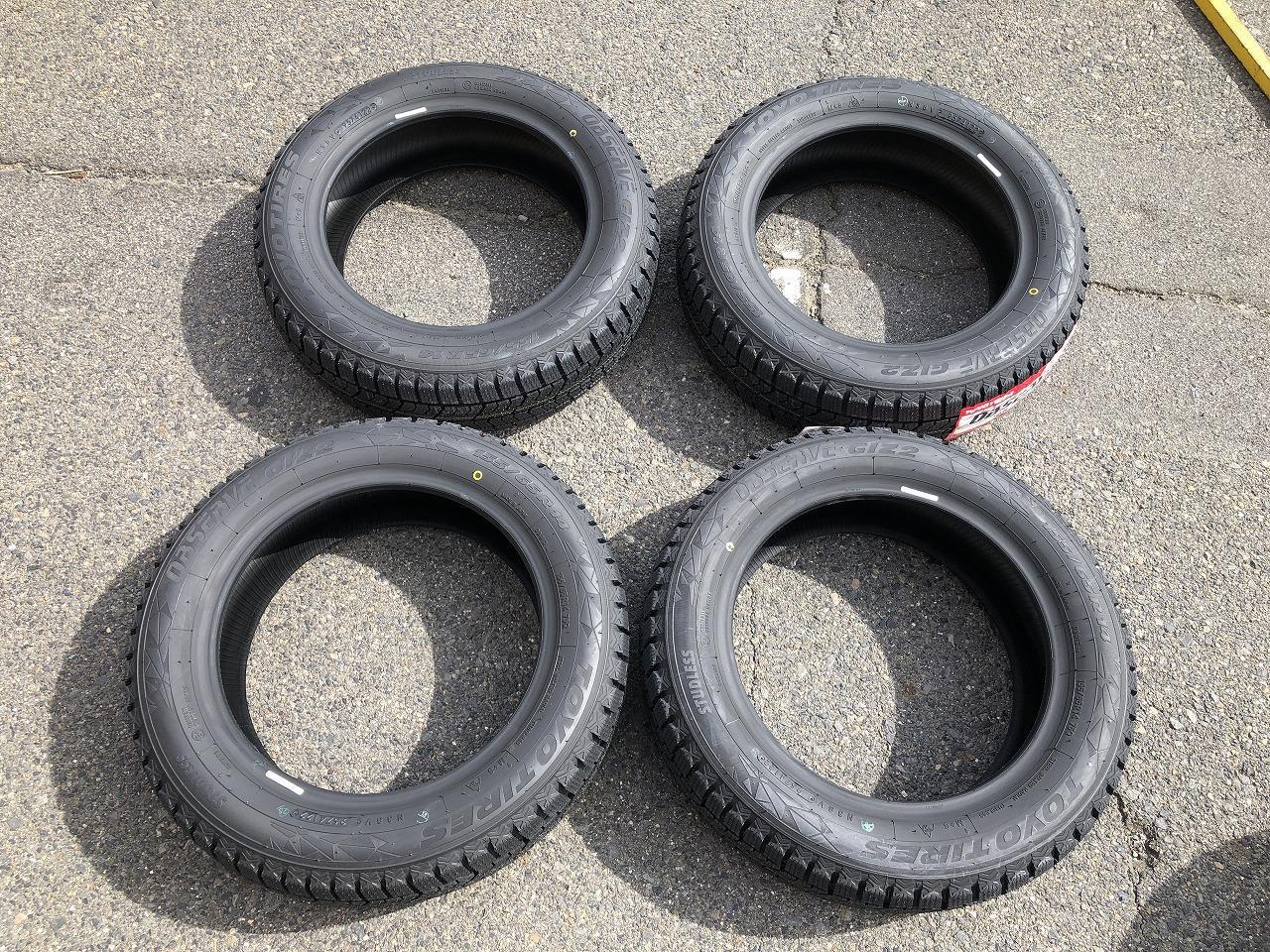 【TOYO】OBSERVE GIZ2 4本セット | カー用品 スタッドレスタイヤ 14インチスタッドレスタイヤを通販で購入する | 中古カー ...