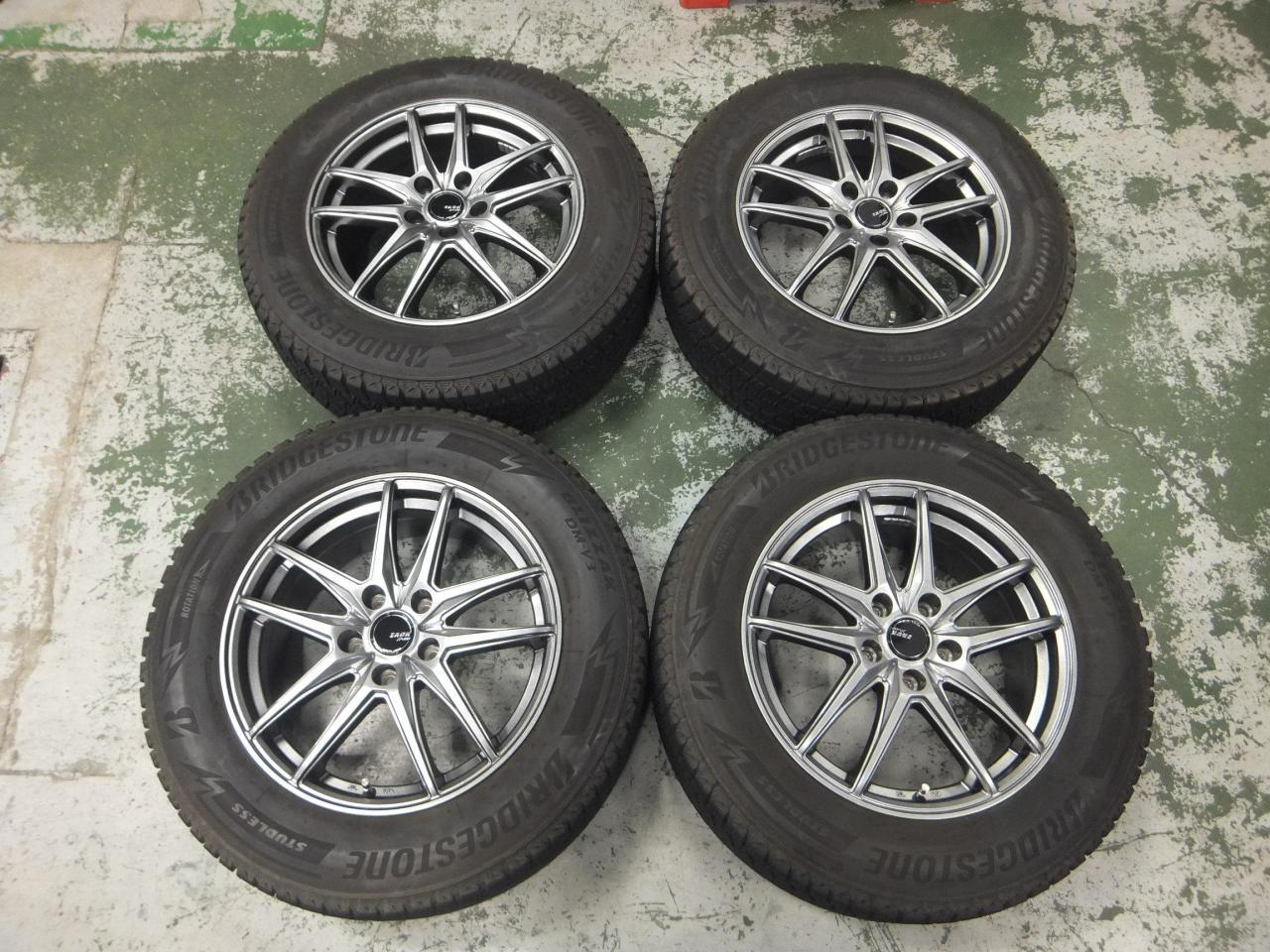 ジャパン三陽 ZACK JP-550 + BRIDGESTONE(ブリヂストン) BLIZZAK DM-V3 225/65R17 4本セット ...