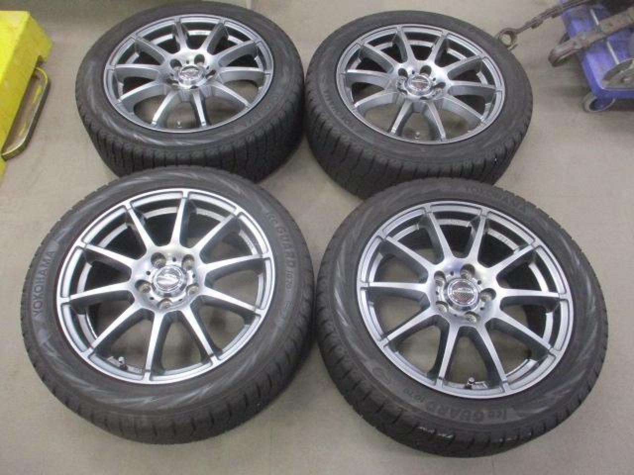 A-TECH(エーテック) SCHNEIDER StaG + YOKOHAMA(ヨコハマ) iceGUARD iG70 215/50R17 4 ...